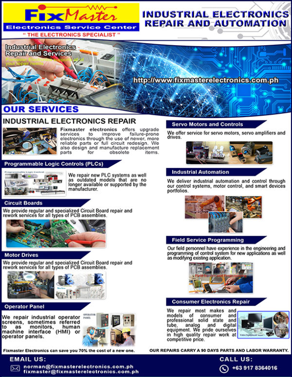 POSTERS – FixMaster Electronics Service Center
