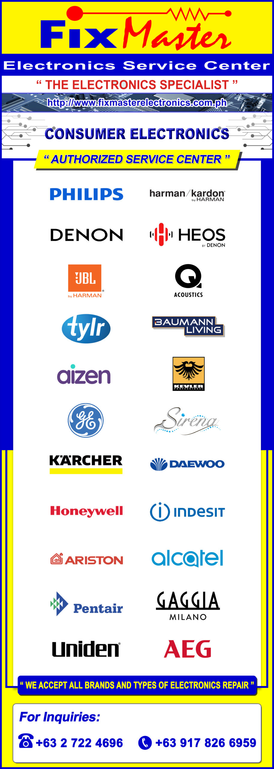 BANNERS – FixMaster Electronics Service Center